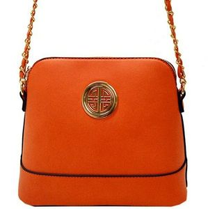 Bags | Round Symbol Crossbody Handbag | Poshmark